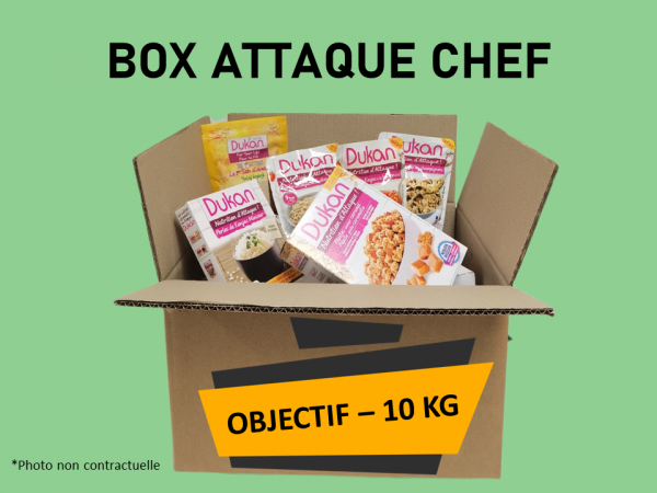 BOX ATTAQUE DU CHEF OBJECTIF -10 kg | Dukan New Boutique