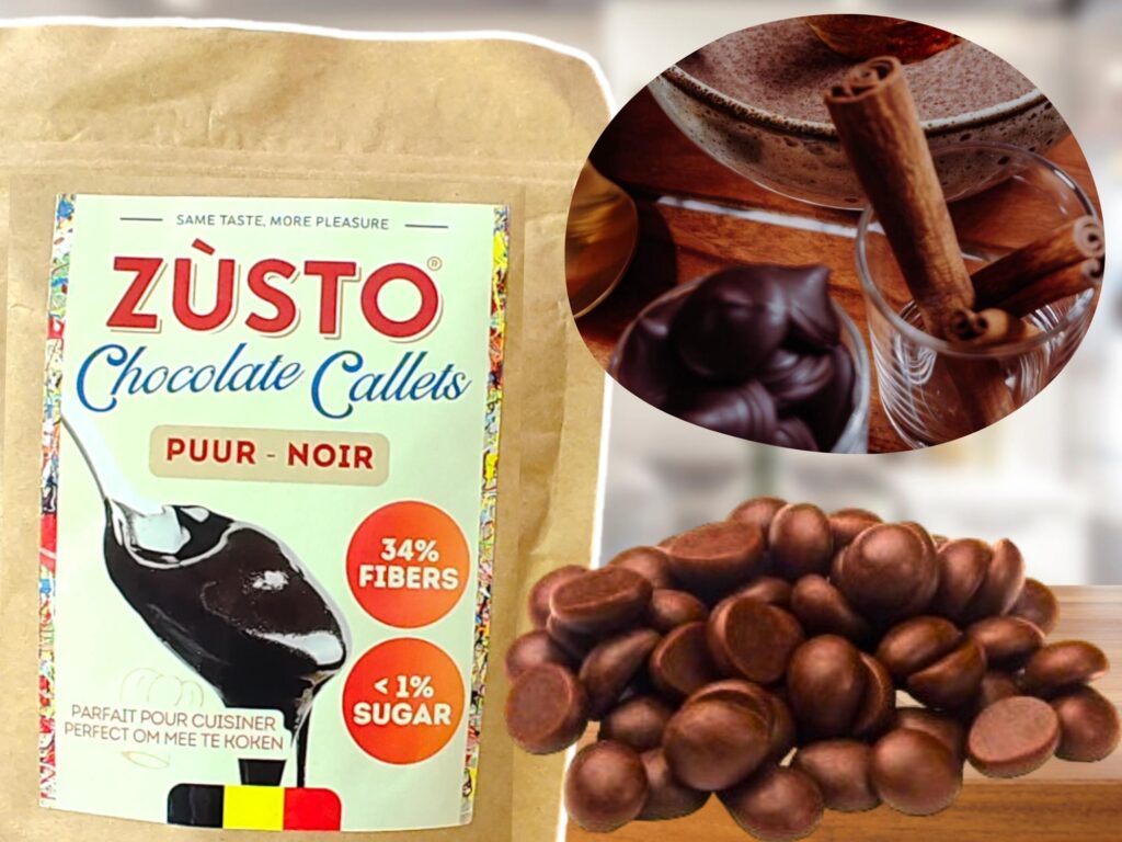 ZUSTO sugar-free dark chocolate drops | Dukan New Boutique